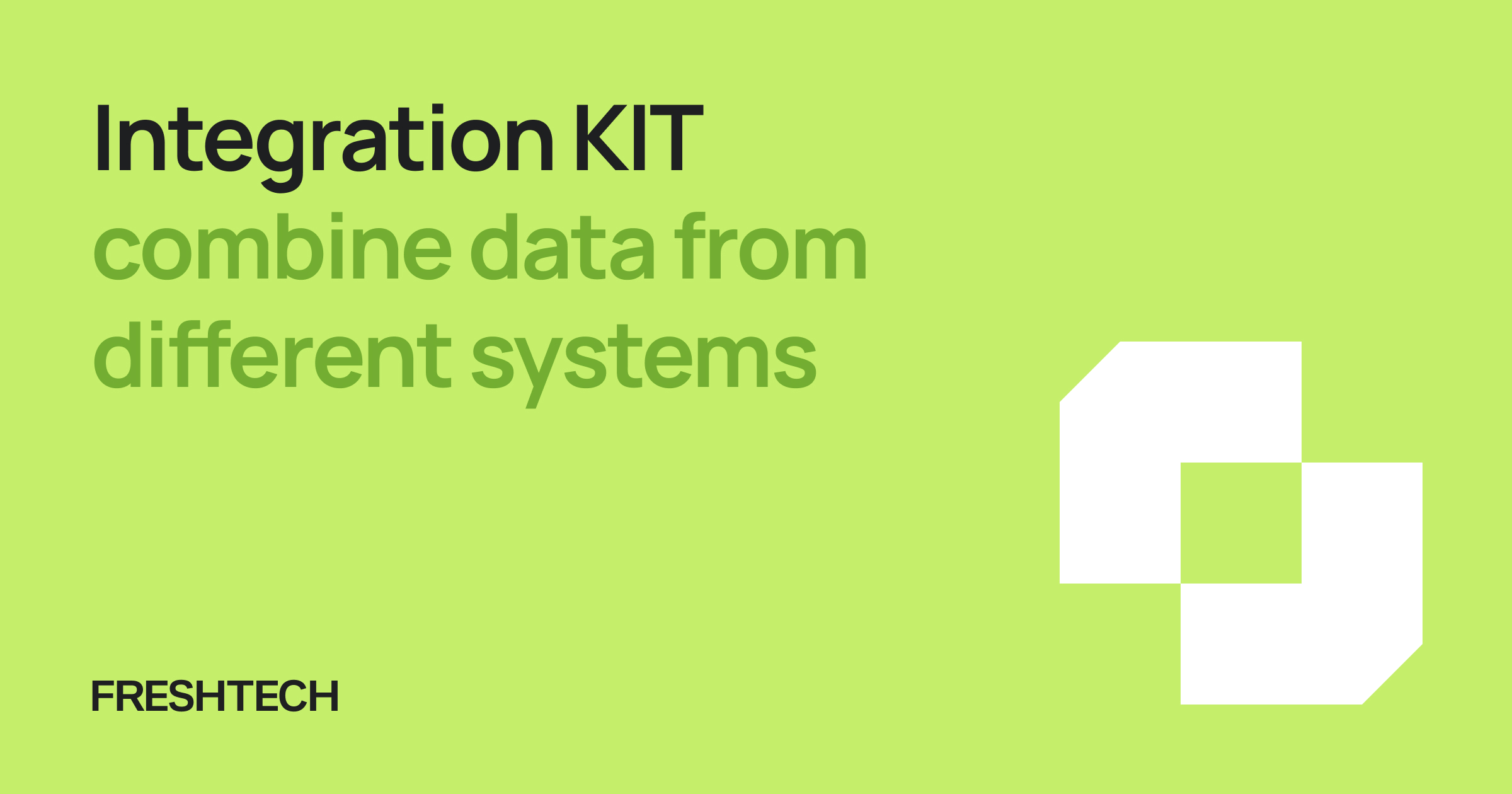 We integrate applications and services into a single environment ...